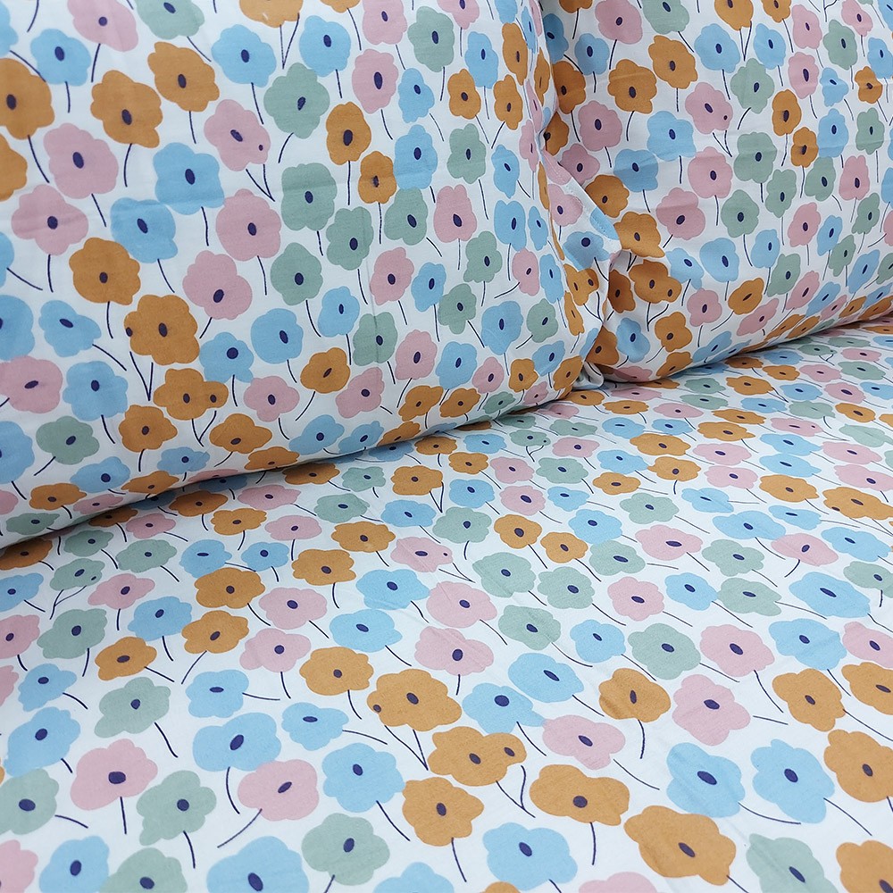 Marimekko Flower Bed Sheet - Stylish & Elegant Bedding in Bangladesh